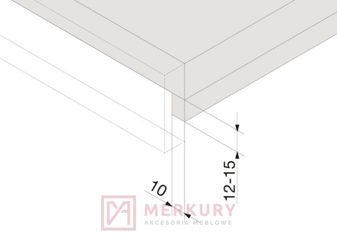 Blokada szuflady tackowej - MOVENTO BLUM 295H5700, grubość boku H-16mm ...